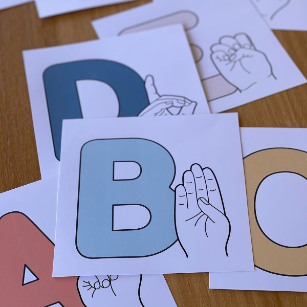 DOG DAYS ASL and Auslan Alphabet Posters - classroom HQ