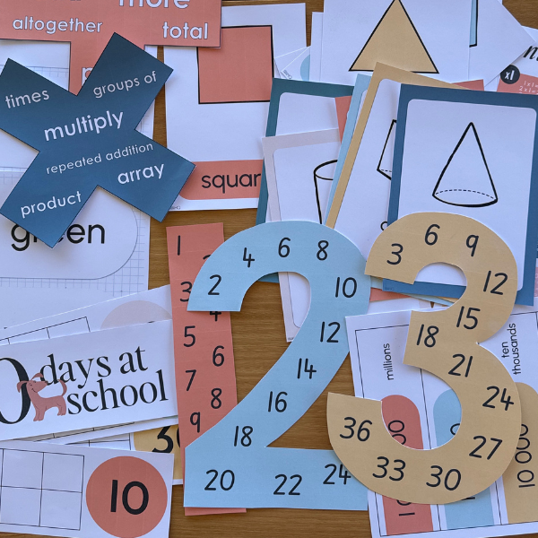 DOG DAYS Math Display Resource Pack - classroom HQ
