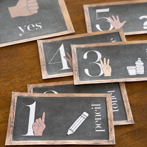 MODERN FARMHOUSE Hand Signal Posters - classroom HQ