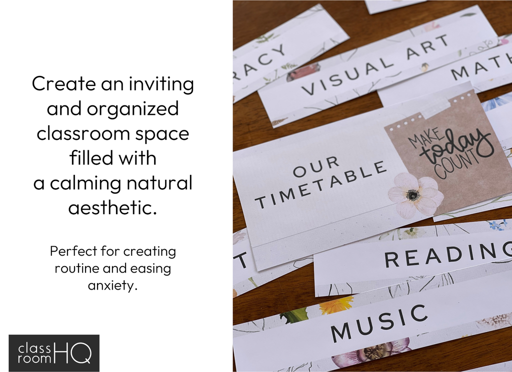 Editable Visual Timetable | Classroom Schedule Daily Routine Display ...