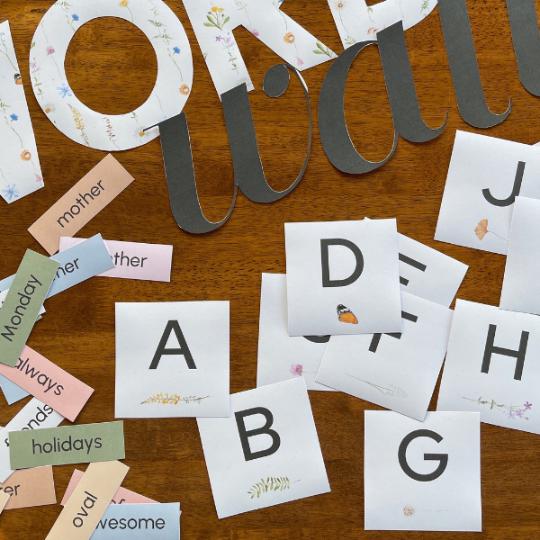 COTTAGECORE Word Wall Pack - classroom HQ