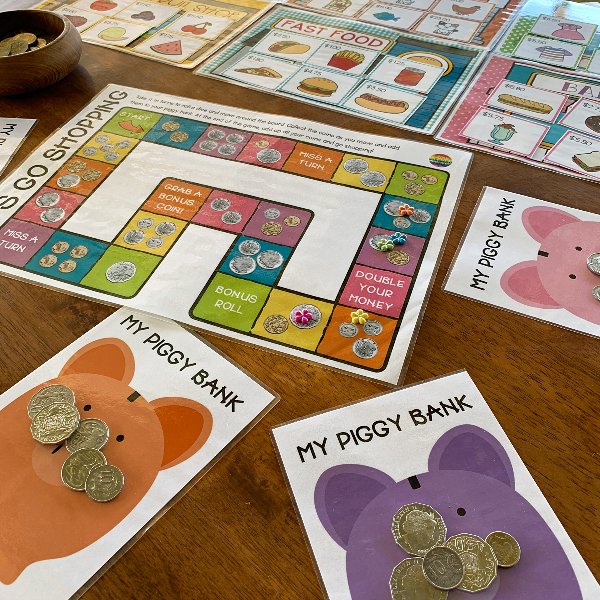 Australian Money Shopping Game - Coins - classroom HQ