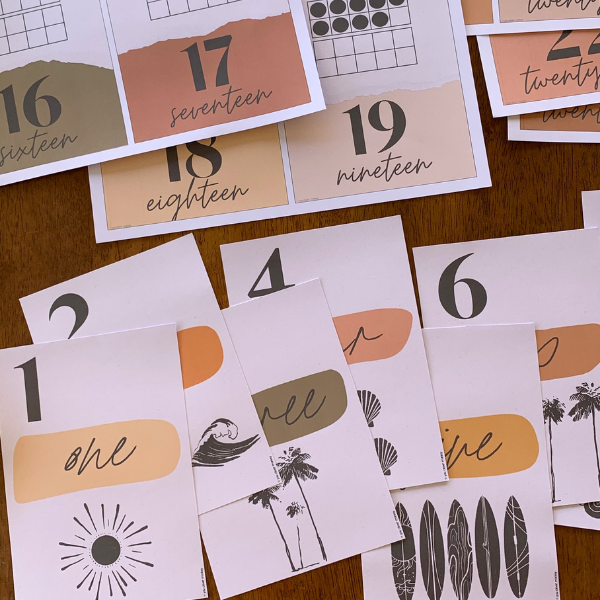 BOHO SUMMER Number Posters