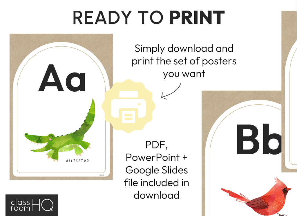 Eucalyptus Australian Theme Editable Alphabet Posters GUM LEAF ...