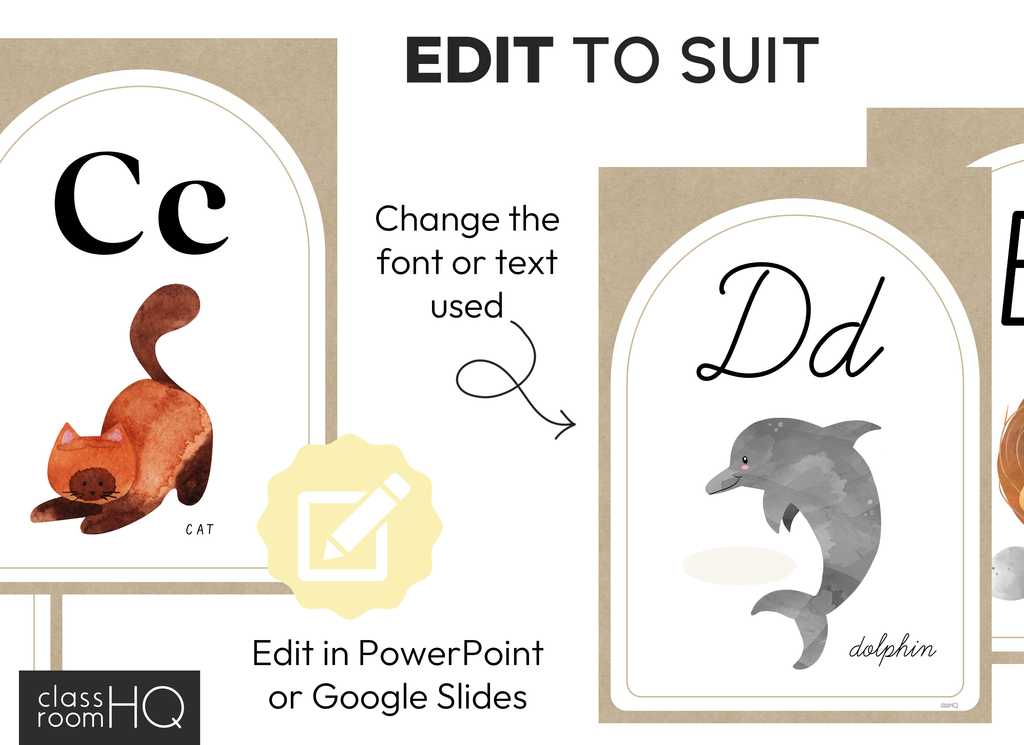 Eucalyptus Australian Theme Editable Alphabet Posters GUM LEAF ...