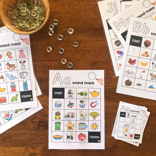 Alphabet Sound Maze BUNDLE - classroom HQ