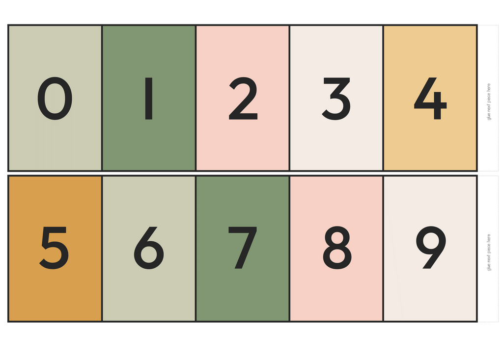HAZY DAISY Number Line hazy-daisy-number-line
