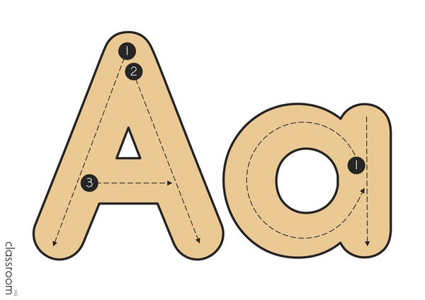 CALM SEAS Traceable Alphabet Letter Display Posters