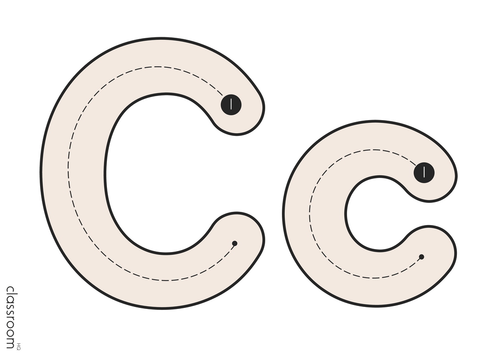 B+W NEUTRALS Traceable Letter Alphabet Display