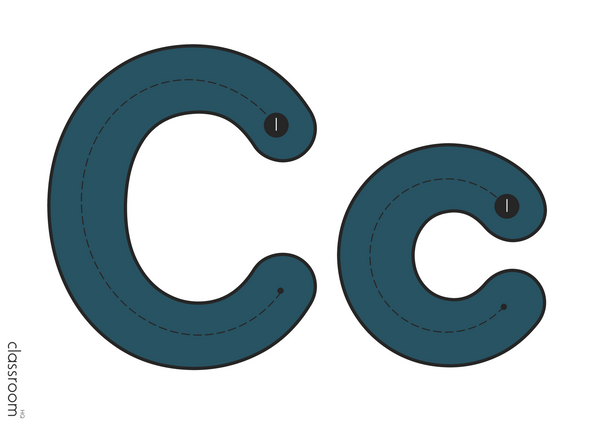 CALM SEAS Traceable Alphabet Letter Display Posters