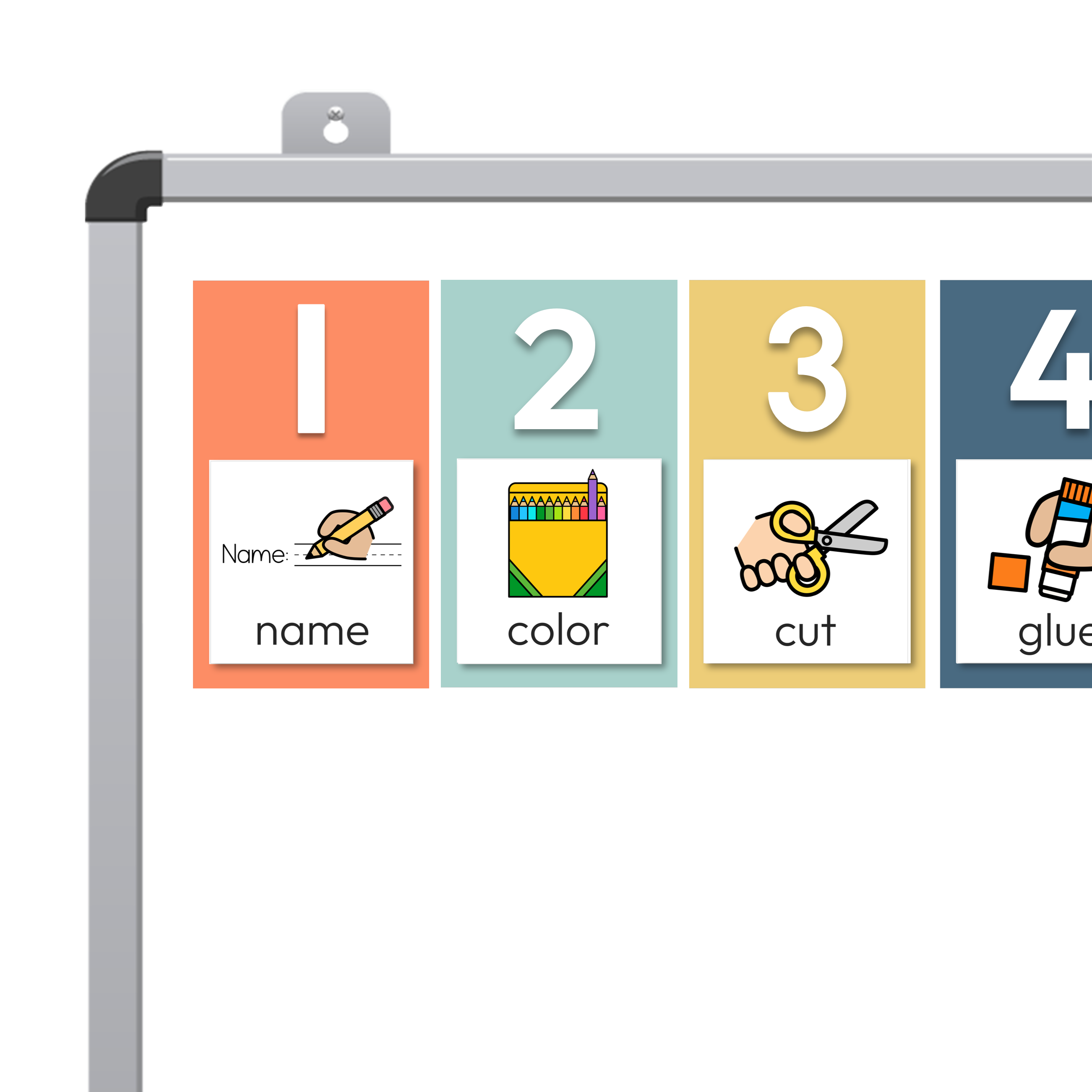 DOG DAYS Classroom Management Visual Instruction Cards - classroom HQ