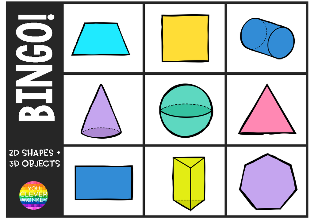 3D Shape Games BUNDLE - classroom HQ