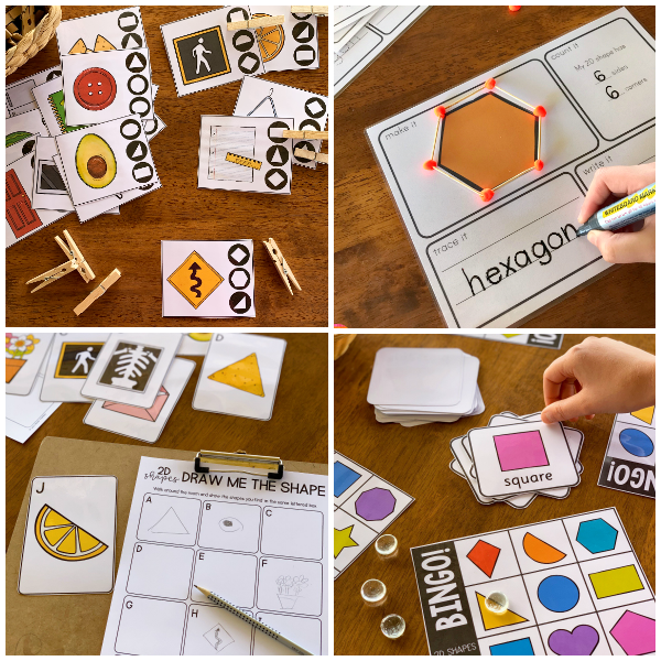 2D Shape BIG BUNDLE - classroom HQ
