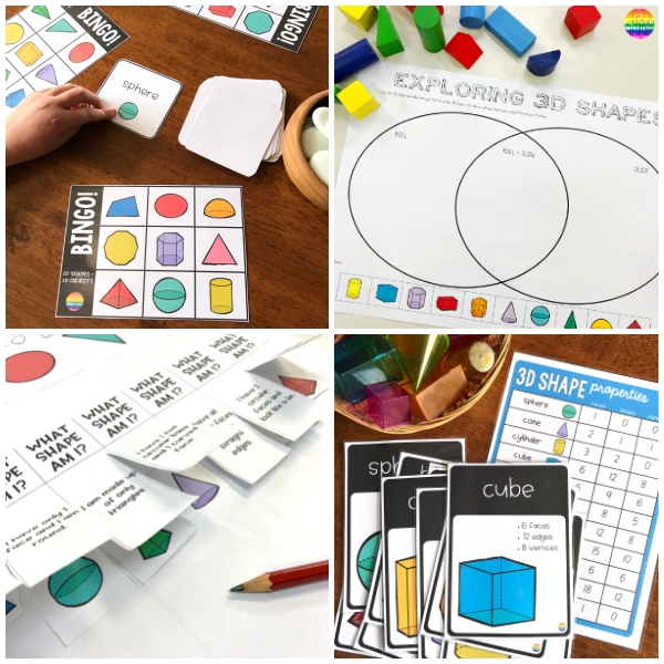 3D Shape BIG BUNDLE - classroom HQ