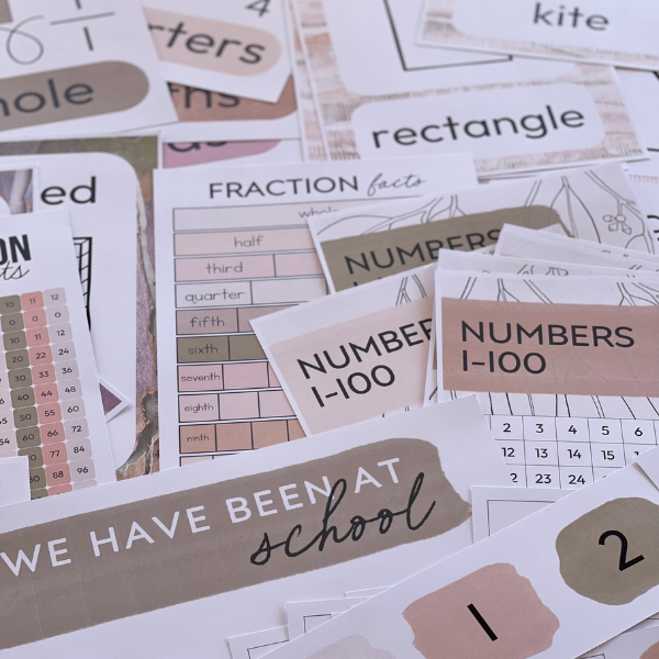 MODERN AUSSIE Math Display Pack - classroom HQ
