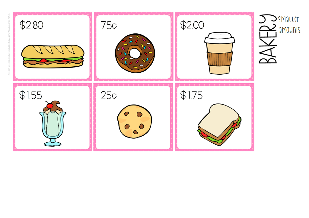 Canadian Money Shopping Game - classroom HQ