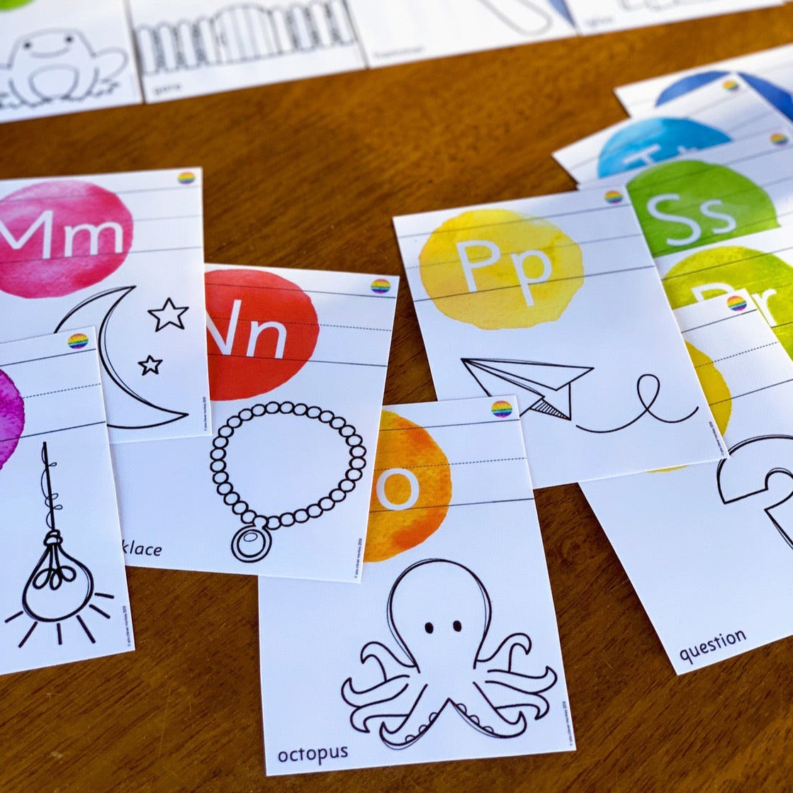 WATERCOLOUR PAINT Alphabet Posters - classroom HQ