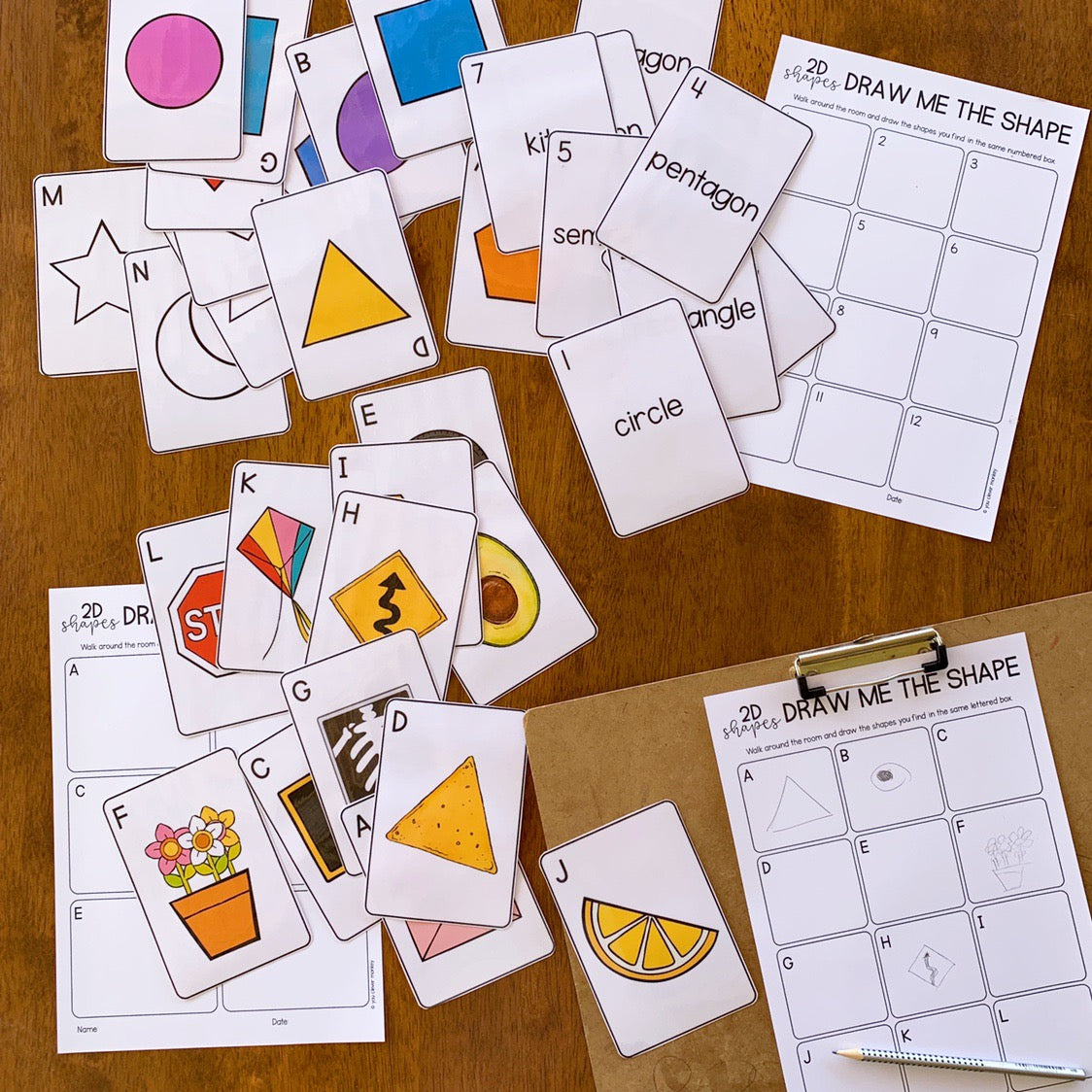 2D Shape Draw The Room Activity - classroom HQ