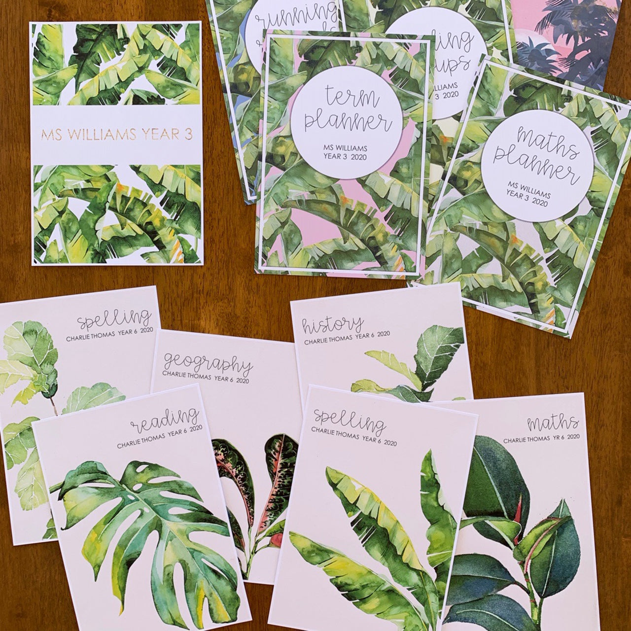 TROPICAL COAST Binder + Book Covers Pack - classroom HQ