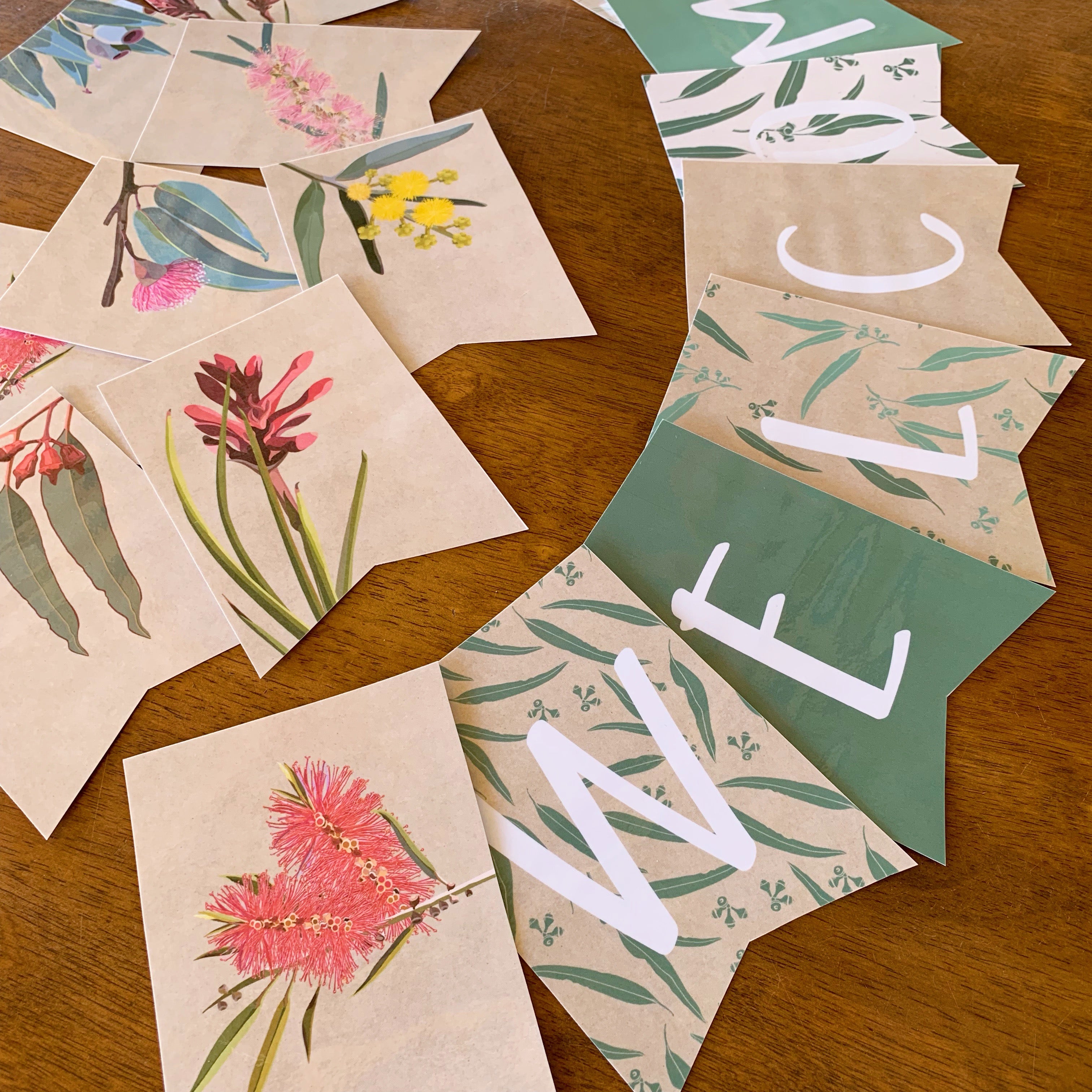 AUSSIE FLORA Classroom Bunting Pack - classroom HQ