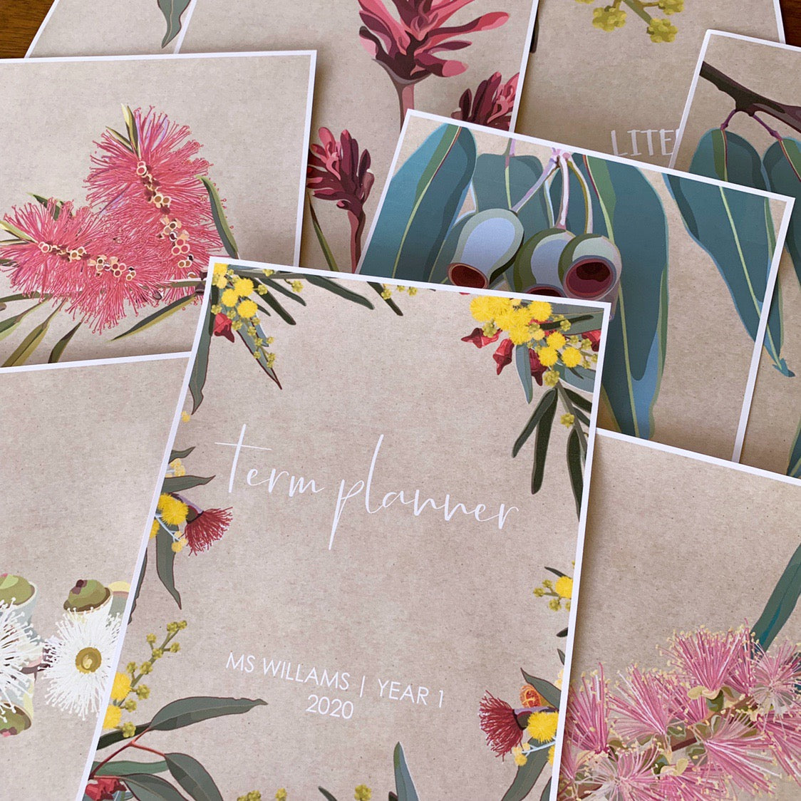 AUSSIE FLORA Binder Covers Pack - classroom HQ