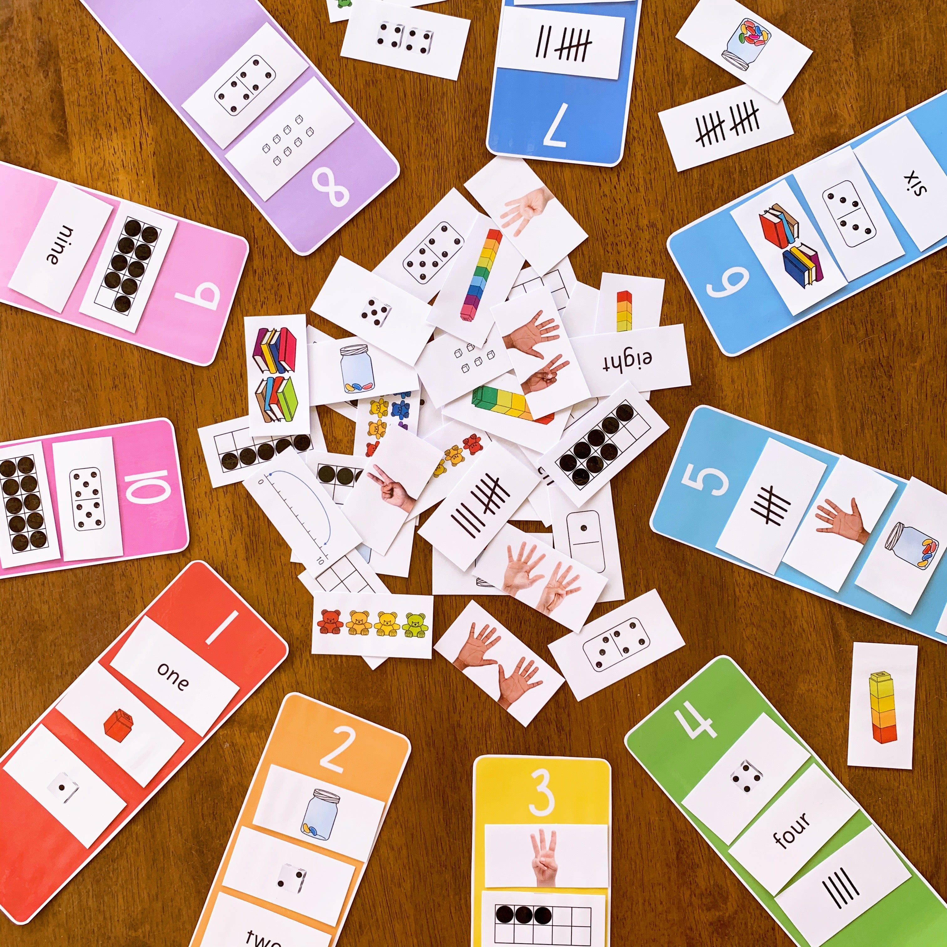 Number Sorting Mats 1-10 - Number Representations - classroom HQ