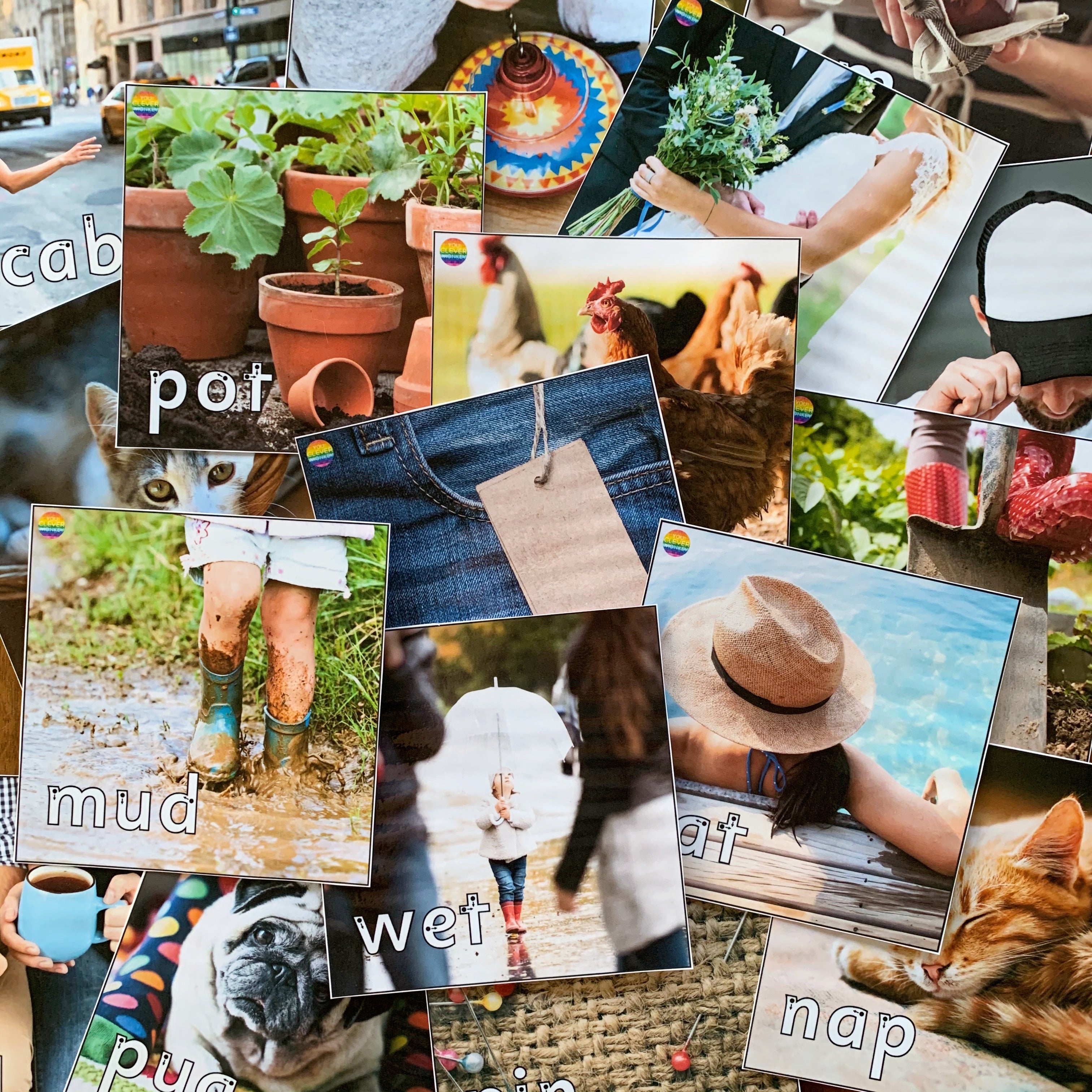 CVC Word Mats - classroom HQ