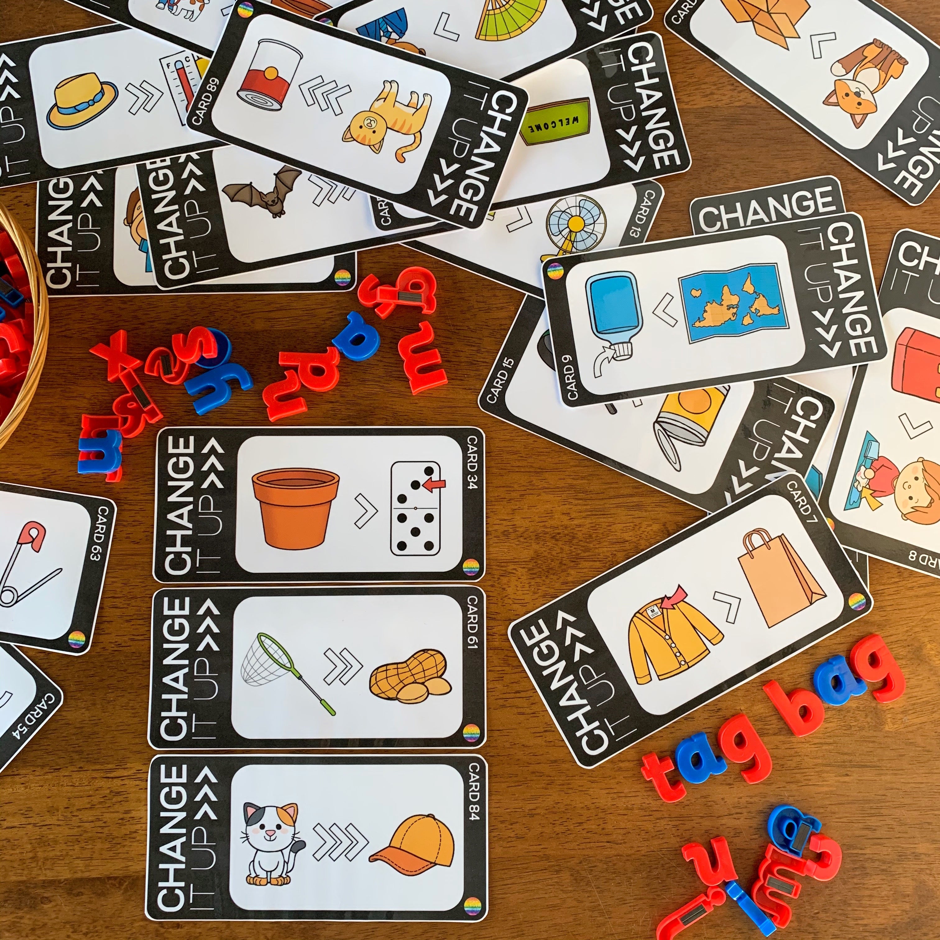 CVC Word Work - Initial, Medial + Final Sound Cards | Science of Readi ...