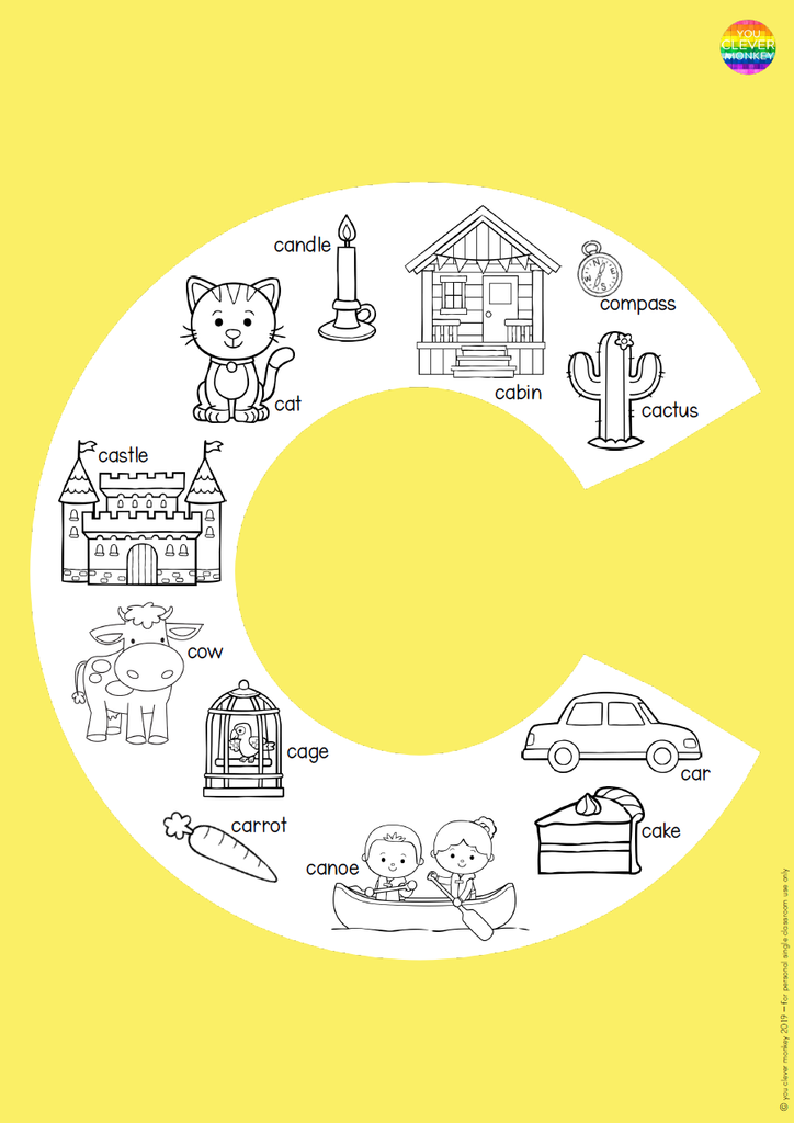 Alphabet Upper Case Letter Posters