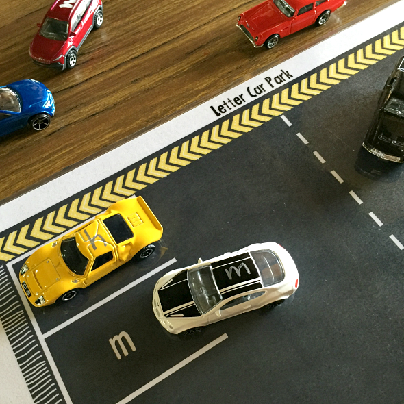 Alphabet Car Park Mats - classroom HQ