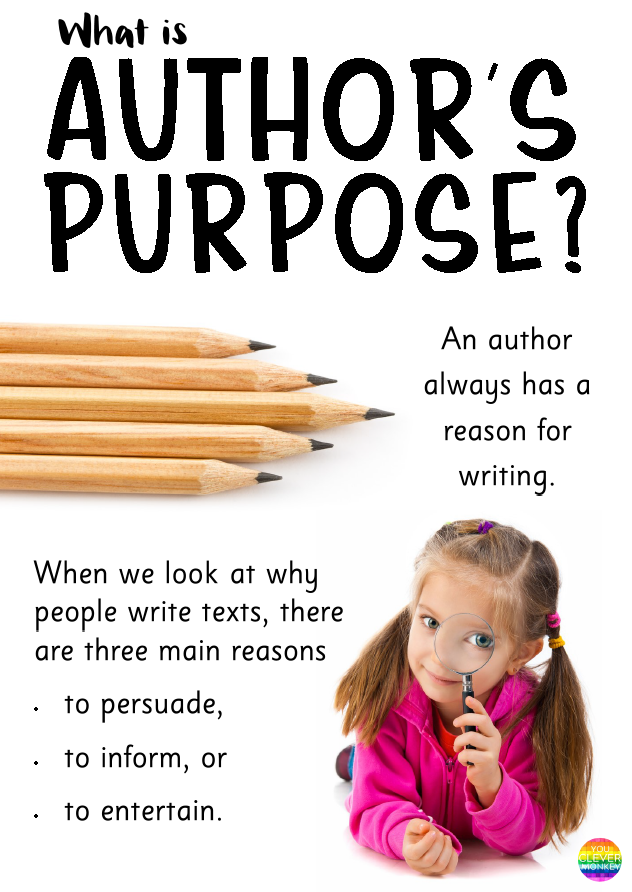 Teaching Reading Comprehension Strategies - Author's Purpose - classroom HQ