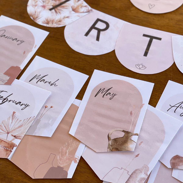 BOHO OASIS Classroom Birthday Display Pack - classroom HQ