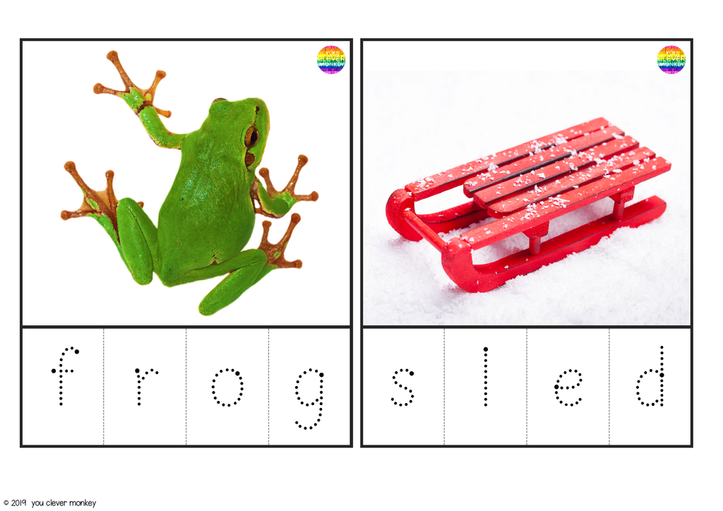 CCVC Word Cards + Puzzles