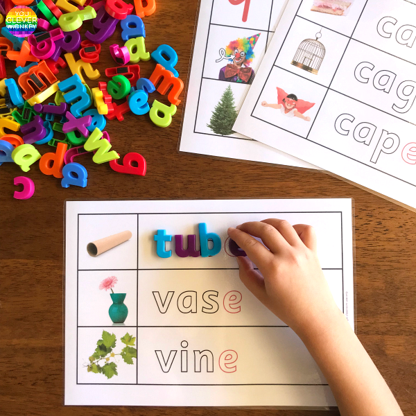 CVCe Final Silent 'e' 'Word Mats - classroom HQ