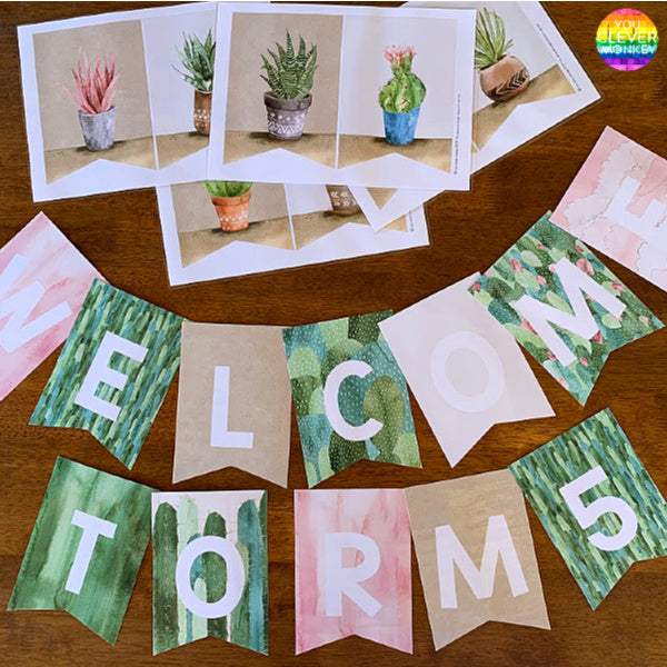 CACTUS Classroom Bunting - classroom HQ