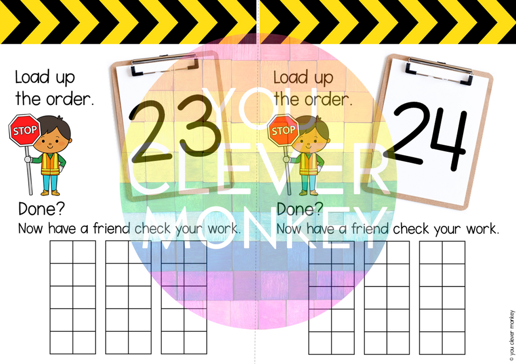 Construction Themed Number Pack - classroom HQ