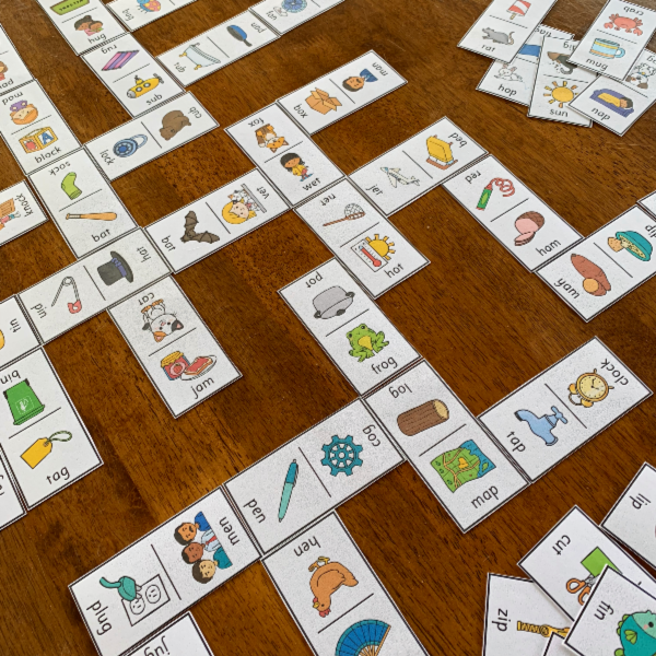 Word Family Card Game