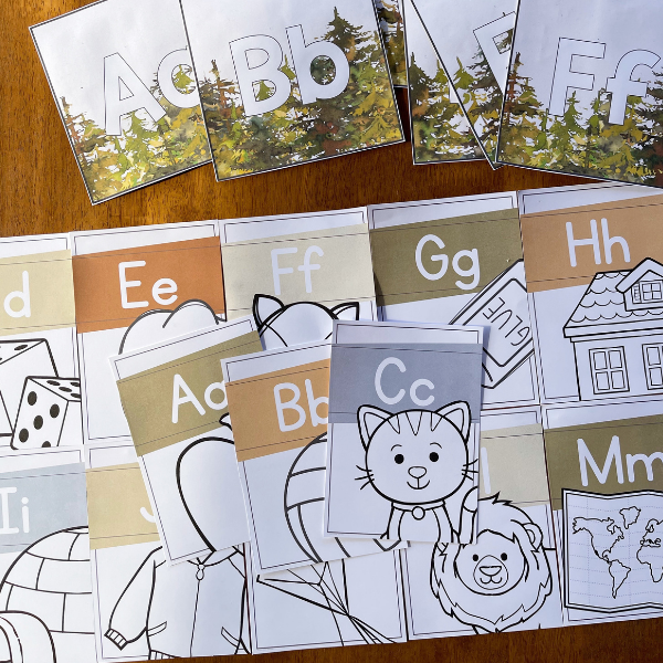 INTO THE WOODS Alphabet Posters - classroom HQ