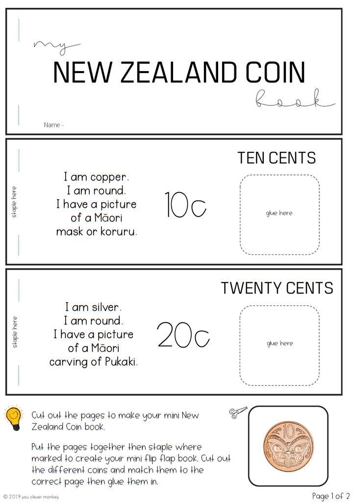 New Zealand Money - Learning About Coins Pack - classroom HQ
