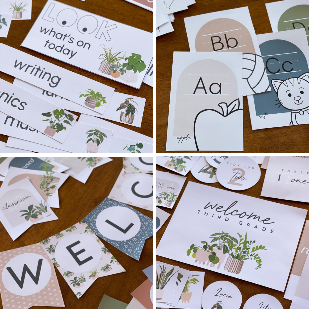 PLANT LIFE Classroom Decor Bundle - classroom HQ