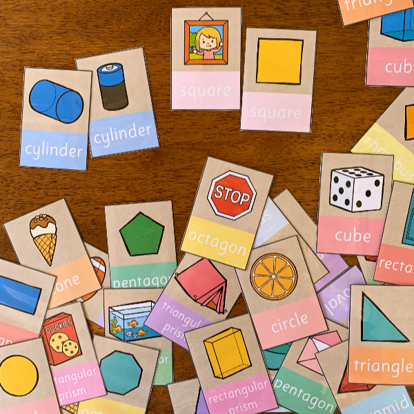 Pick A Partner - 2D Shape + 3D Object Pack - classroom HQ