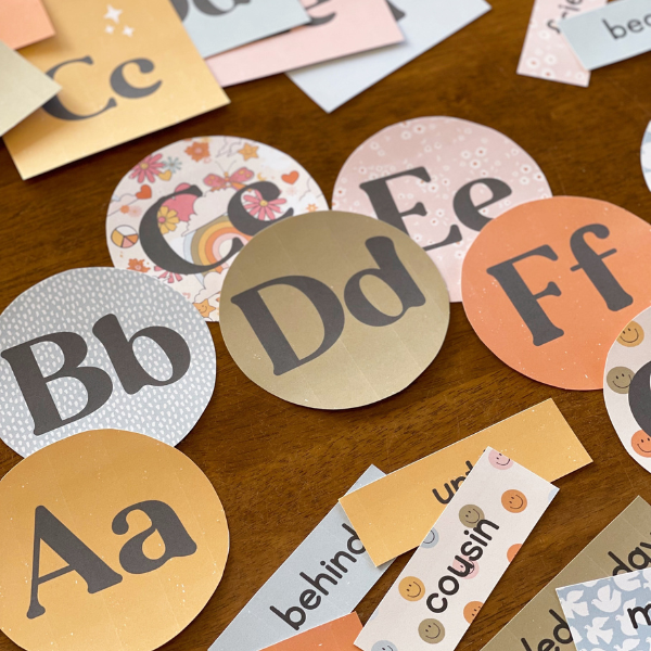 RETRO REWIND Word Wall Pack - classroom HQ
