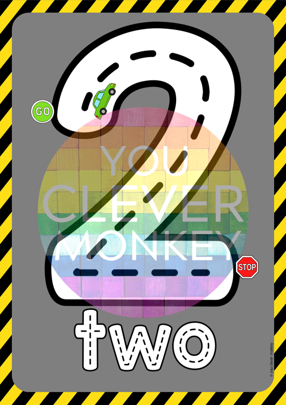 Road Transport Themed Number Posters 0-10 - classroom HQ