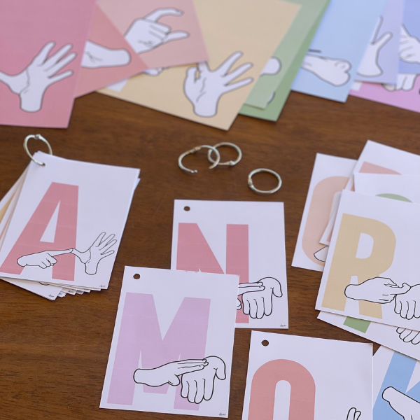 Sign Language Pastel Alphabet Posters - American Sign Language and Aus ...