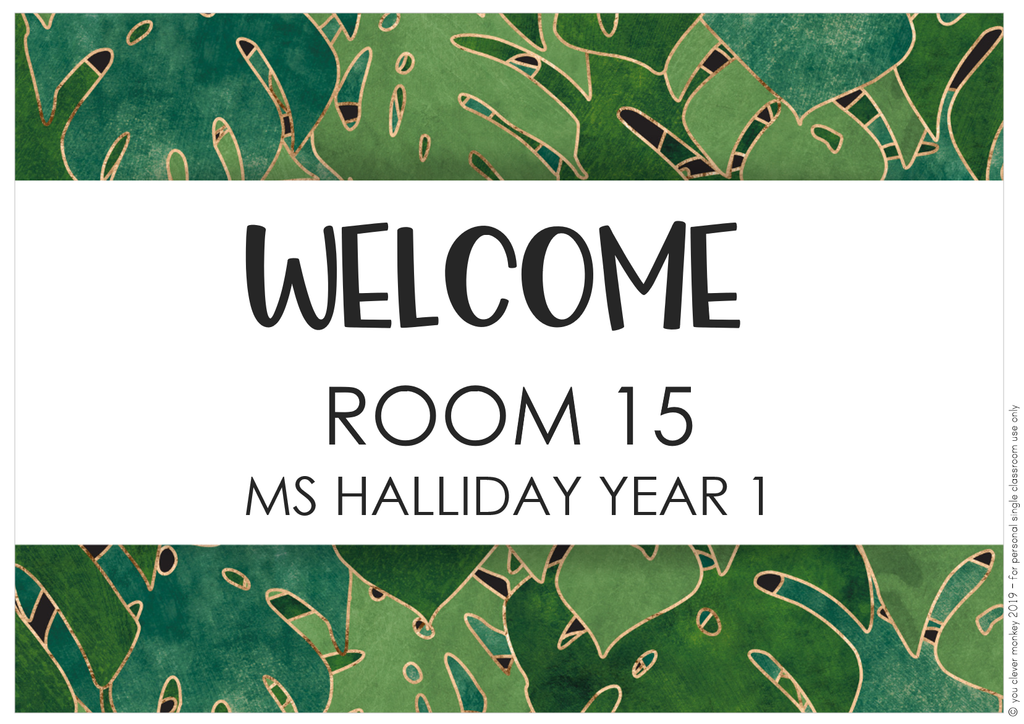 TROPICAL COAST Classroom Decor Pack - BUNDLE