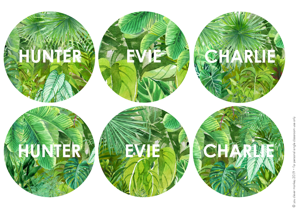 Tropical Classroom Decor Pack - BUNDLE - classroom HQ