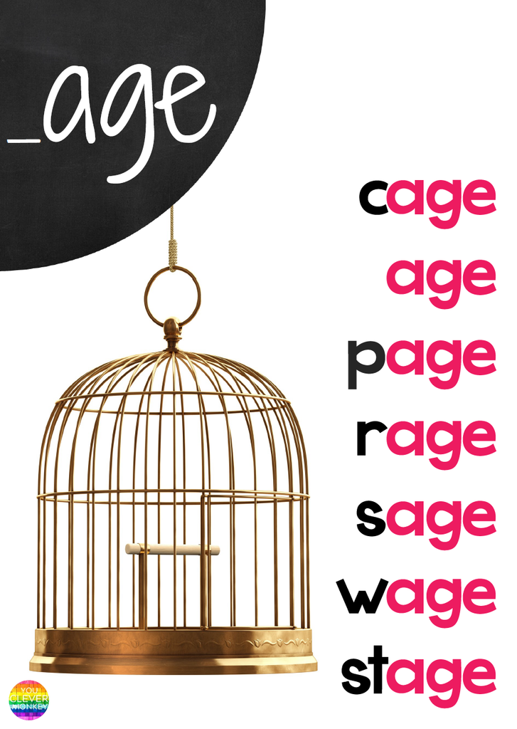 Word Family Posters - Long Vowel Sounds - classroom HQ