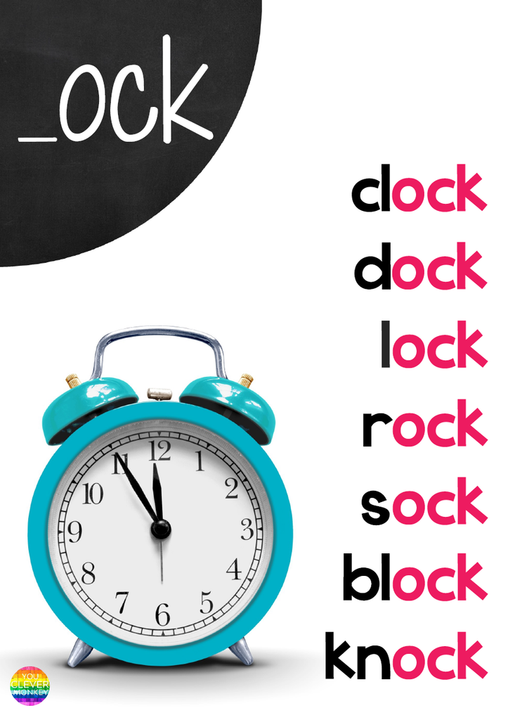 Word Family Posters - Short Vowel Sounds - classroom HQ