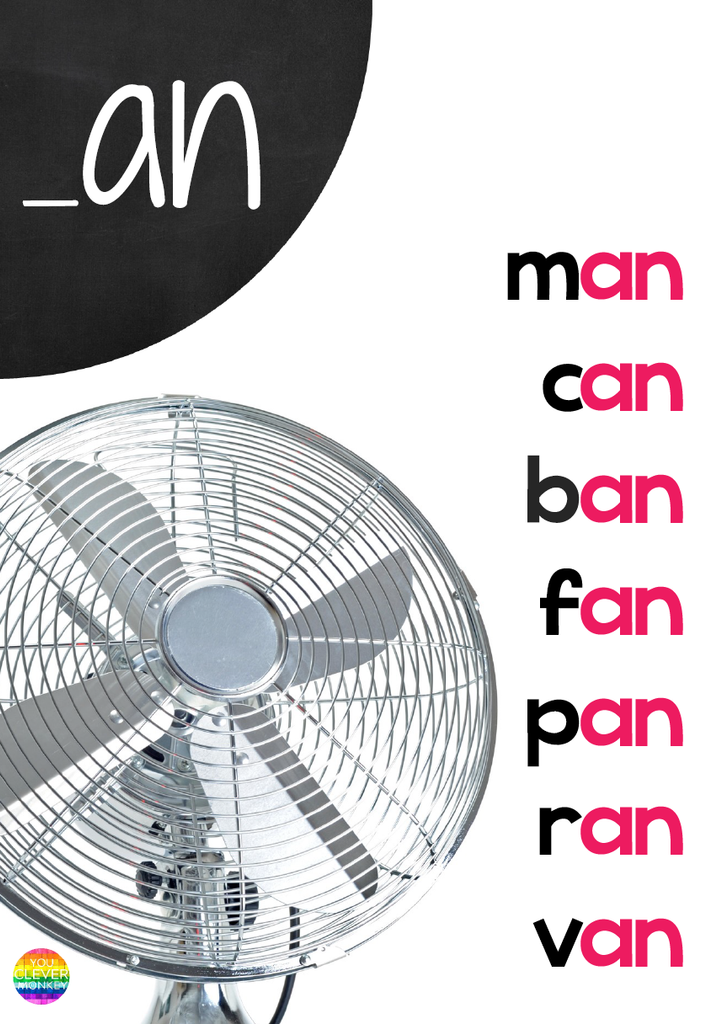 Word Family Posters - Short Vowel Sounds - classroom HQ